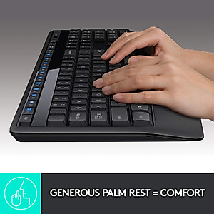 Sceptre 24-inch Curved Gaming Monitor (C248W-1920RN) and Logitech Wireless Keyboard & Mouse Combo (MK345)