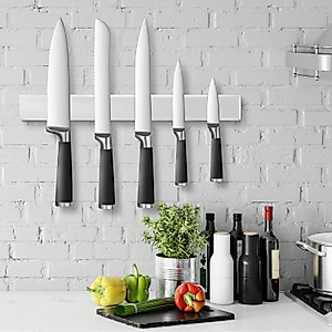 Professional 16" Magnetic Knife Strip, Stainless Steel Knife Magnet Rack Bar Holder
