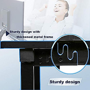 Modern L-Shaped Desk Corner Computer Desk, Large Work Space PC Latop Study Table Gaming Desk Workstation Home Office Wood & Metal (Black)