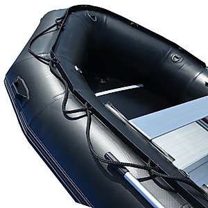 BRIS 1.2mm PVC 12.5 ft Inflatable Boat Inflatable Fish Hunter & Person Inflatable Raft Boat