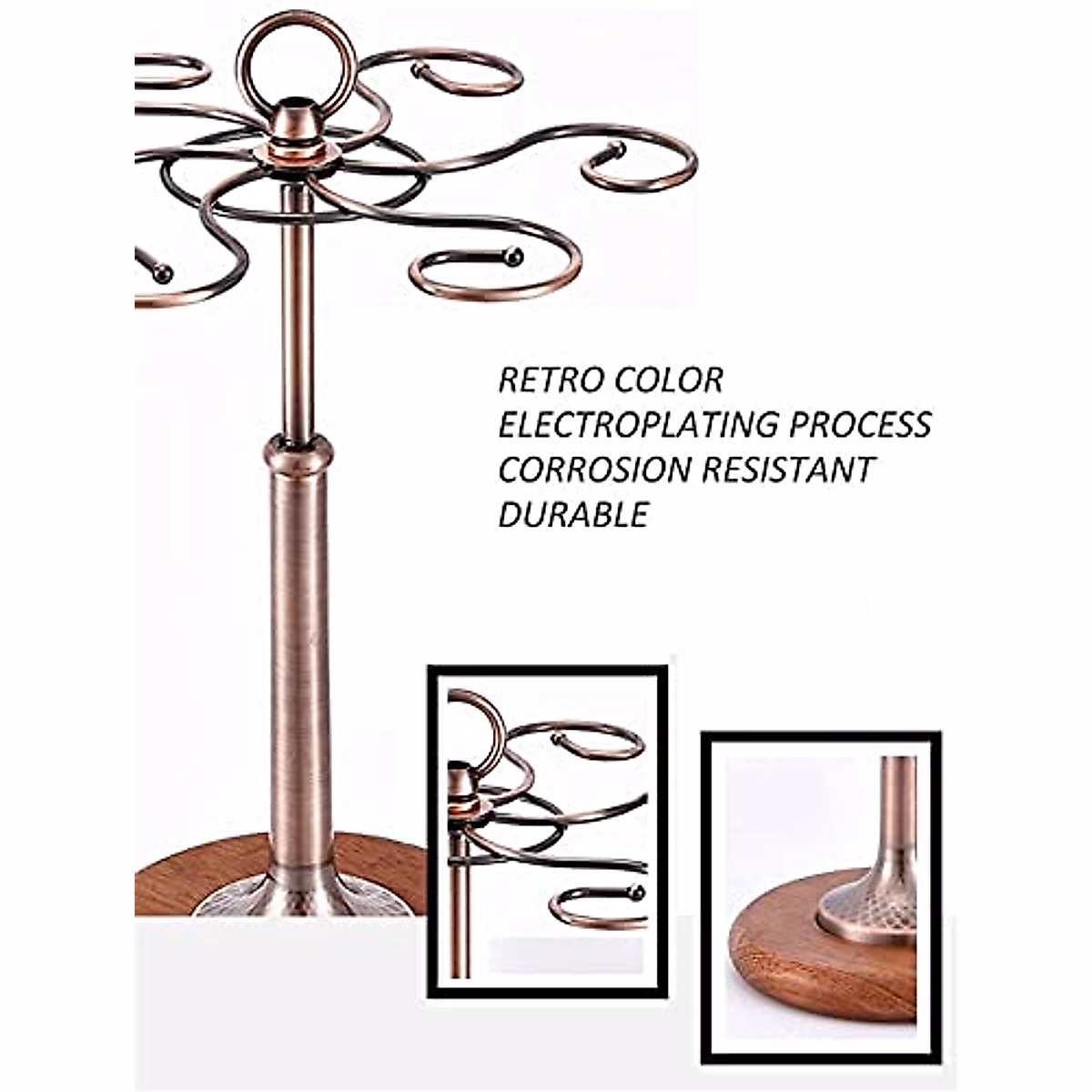 Wine Glass Shelf, Upside-down Home Goblet Iron Art Shelf, Wine Glass Hanging Storage Rack