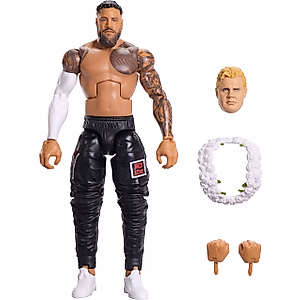WWE Elite Action Figure SummerSlam Jey USO with Accessory and Mr. Perfect Build-A-Figure Parts
