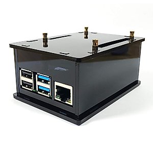 Acrylic Case for InnoMaker AMP and AMP Pro Hat Module Works with Raspberry Pi 5 4 3B B+