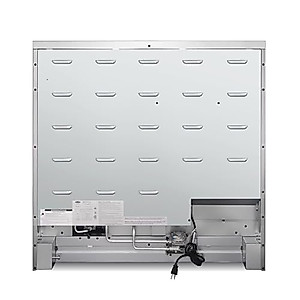 COSMO COS-GRC366KB 36 in. Lumin Collection 6.0 cu. ft Range with 6 Sealed Gas Burners and Convection Oven in Stainless Steel