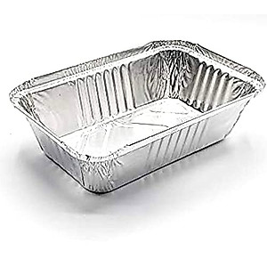 Aluminum Containers with Lids (50 Count)