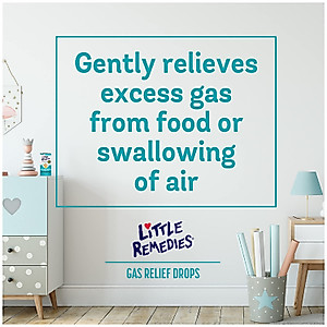 Little Remedies Gas Relief Drops | Natural Berry Flavor | 1 oz. | Pack of 1 | Gently Works in Minutes | Safe for Newborns
