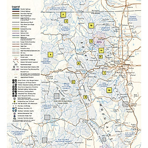 Colorado Backpack Loops North Map (National Geographic Topographic Map Guide, 1304)