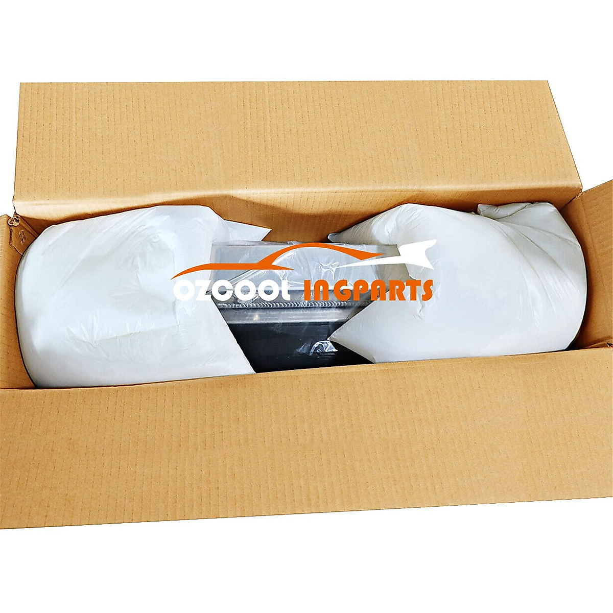 OzCoolingParts 3 Row Core Aluminum CU162 Radiator + 2 x 12" Fan w/Louver Shroud Kit for 1970-1987 71 72 73 74 75 76 77 78 Chevy/GMC C/K/G-Series C10 C20 C25 C30 C3500 K10 K20 Nova Camaro Blazer