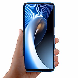 BLU F91 5G | 2022 | 3-Day Battery | Unlocked | 6.8” Full HD+ Display | 128/8GB | 48MP Quad Camera | NFC Capable | US Version | US Warranty | Sky Blue (Renewed)