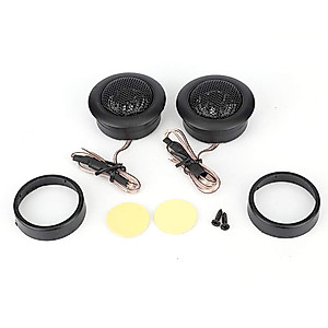 EBTOOLS for Tweeter Pair of 12V 120W Car Mini Super Power Loud Dome Audio Speaker Tweeter Loudspeaker Horn Kicker Marine tweeters 120w car Speaker Pure high pitched car Speaker