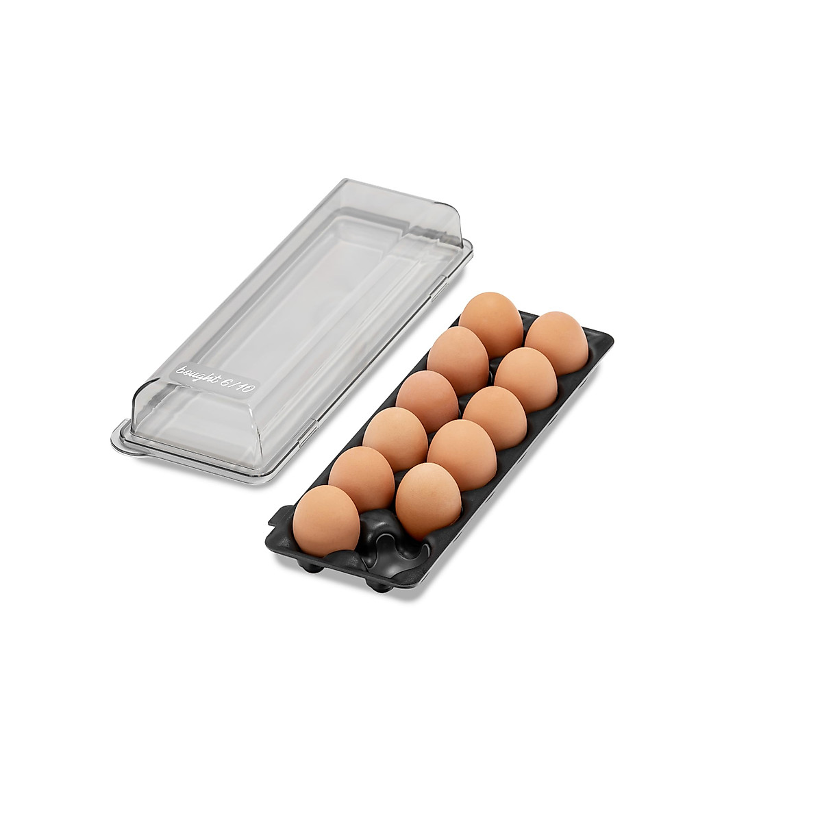 madesmart Egg Holder Fridge Organizer, One Size, Carbon