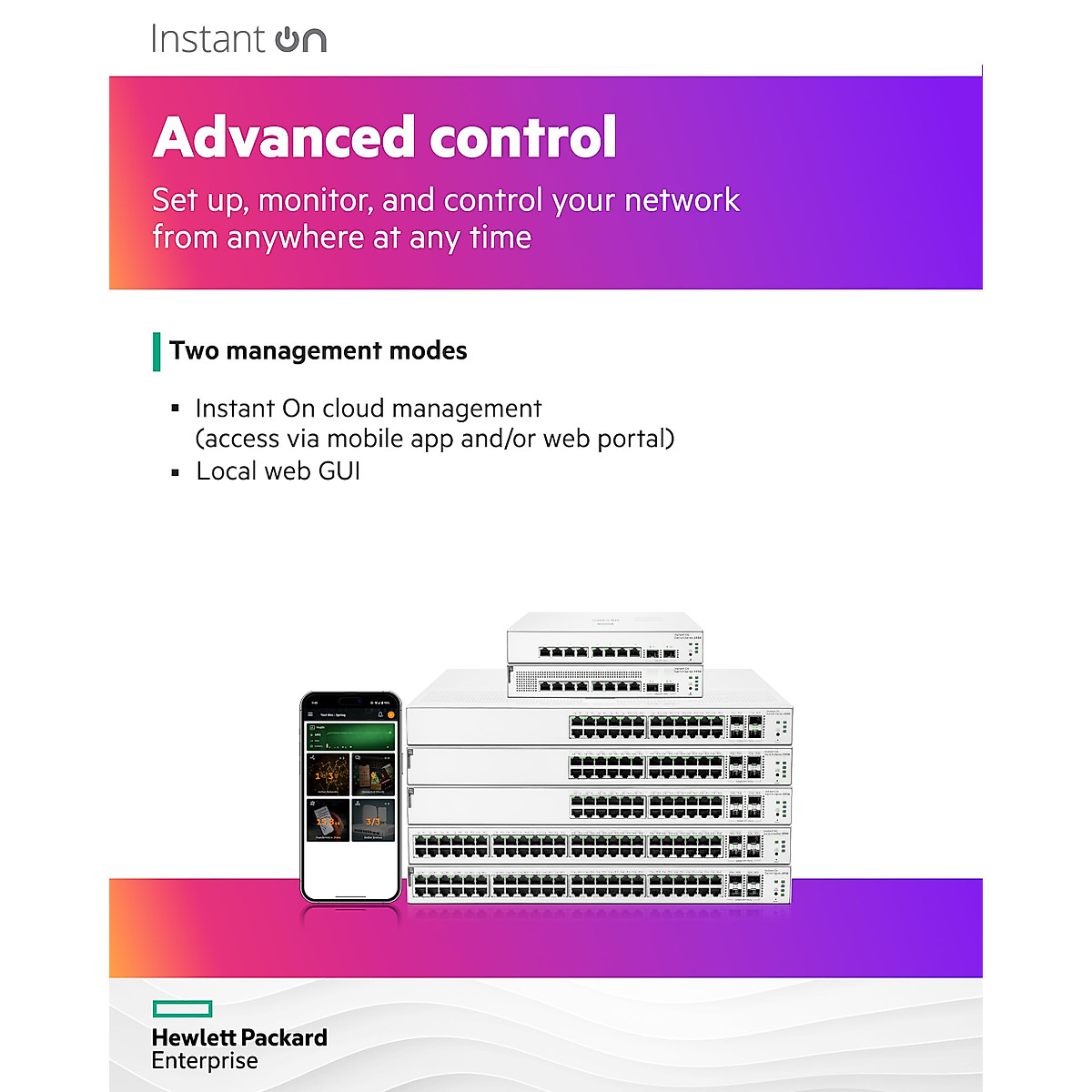 HPE Aruba Instant On 1930 8G 2SFP Switch - Switch - 10 Ports - Managed - Rack-mountable