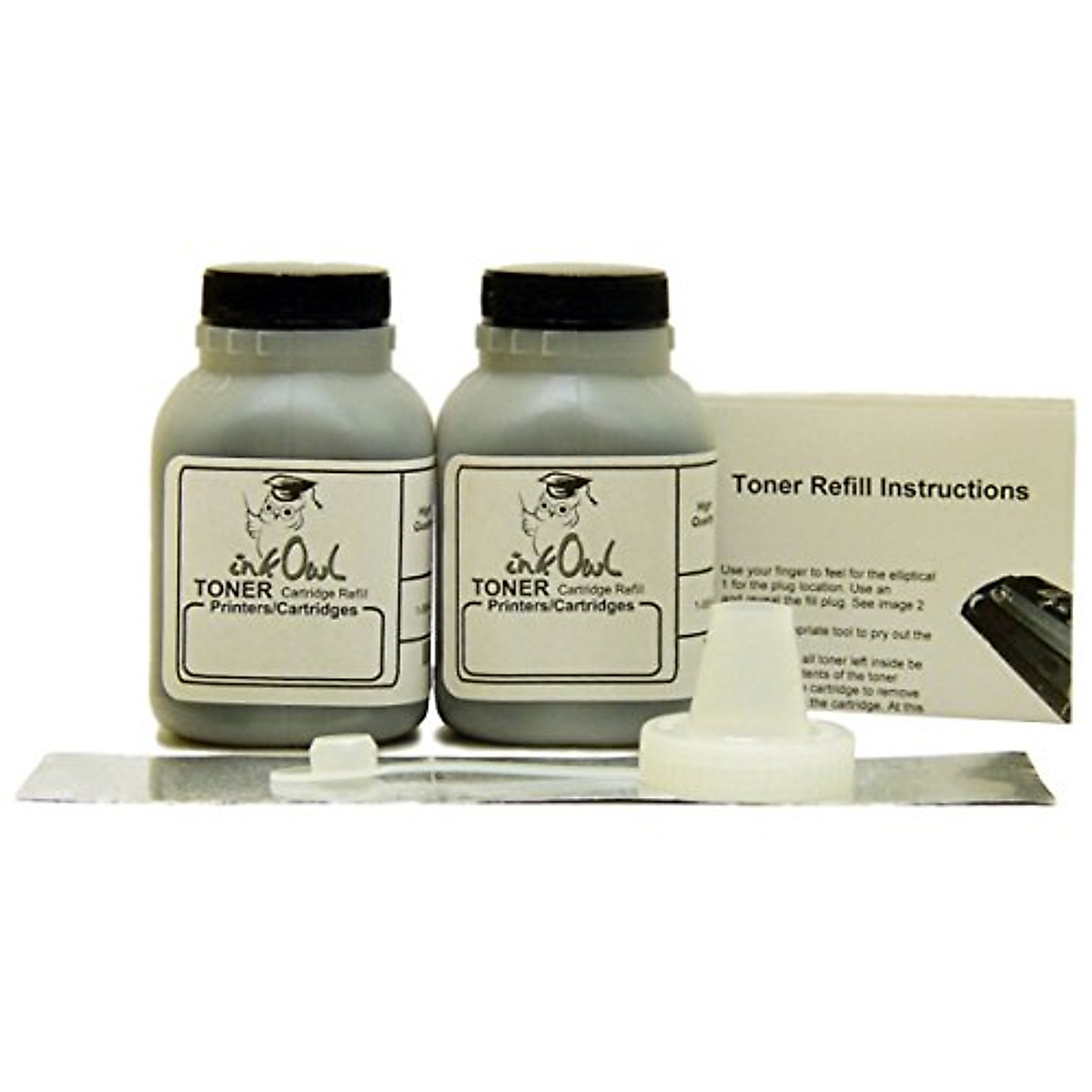 InkOwl Toner Refill Kit Replacement for Brother TN-820, TN-850, TN-880, TN-890 (2-Pack)