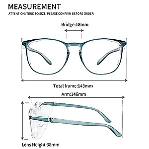 Alsenor Safety Glasses Anti Fog Goggles Protective Eyewear Blue Light Blocking Anti Dust UV Protection Glasses For Men Women (2 Pack(new-blue+new-purple))