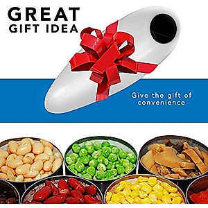 Portable One Touch Automatic Electric Can Tin+ Free Bottle Jar Grip Mate Opener Battery Operated Hands-Free for Seniors with Arthritis Eliminate Hand Pain HelpPrevent Injuries Strain
