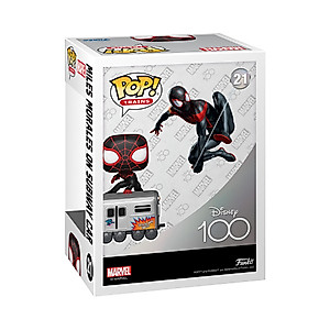 Funko Pop! Trains: D100 - Marvel, Miles Morales on Subway Car, Amazon Exclusive