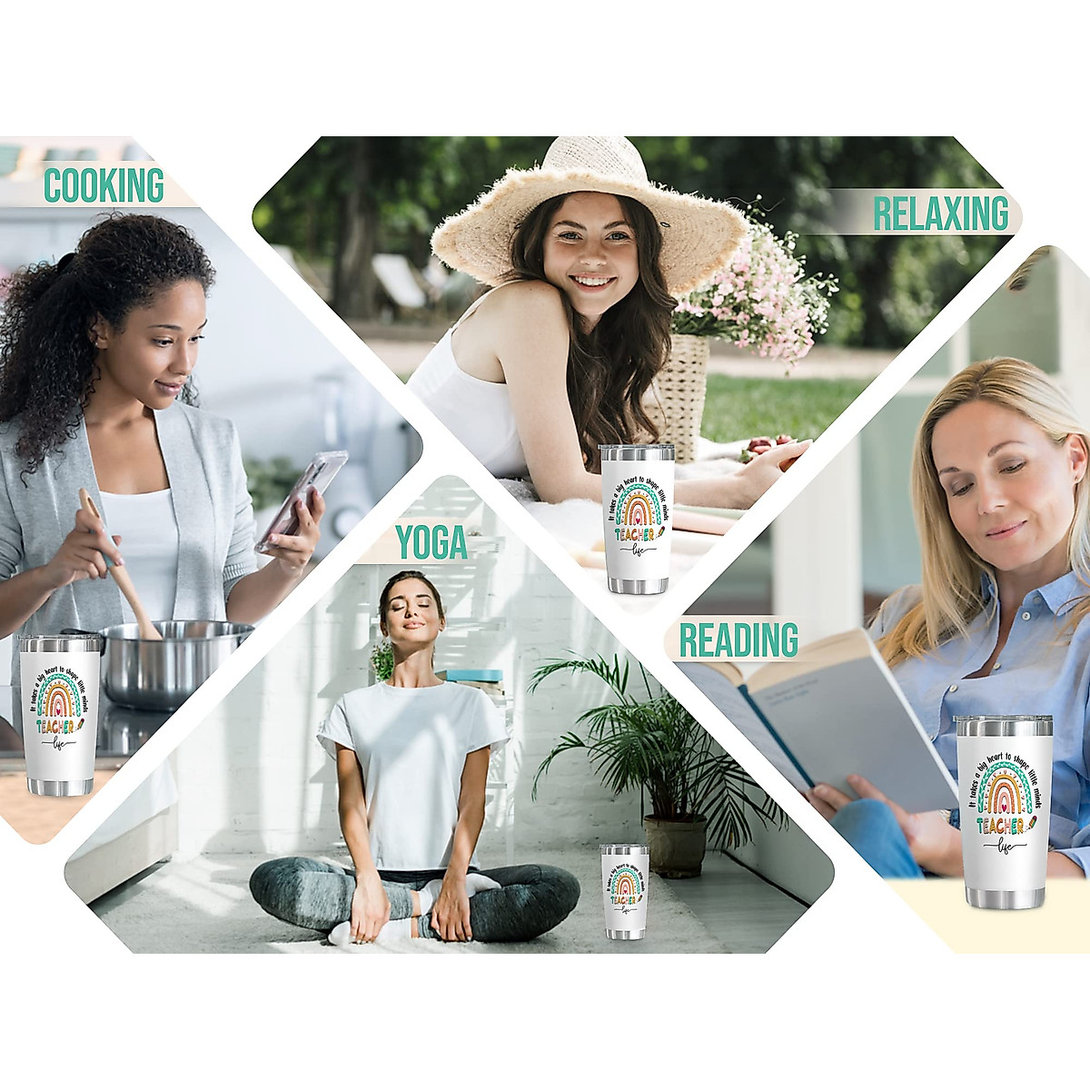 OASSIE Teacher Appreciation Gifts For Women, Teachers Day, Birthday, Christmas, Valentines Day, Graduation Gifts, Teacher Supplies, Thank You Gifts For Teacher, 20oz Stainless Steel Tumbler