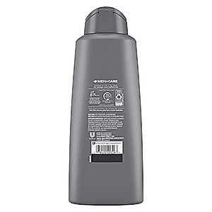 Dove Men+Care Fortifying 2 in 1 Shampoo and Conditioner for a Deep Clean and Fortified Hair Thick and Strong with Caffeine Strengthens and Nourishes Thinning Hair, Gray, 20.4 Fl Oz