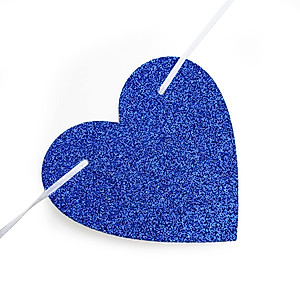 Blue Glitter We Will Miss You Banner - Farewell Banner - Graduation, Retirement, Going Away, Goodbye, Farewell Party Decorations