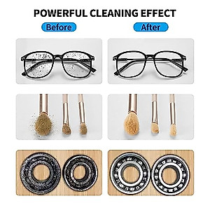1L/0.26gal 60W Ultrasonic Eyeglasses Cleaner Longer and Wider Tank with Timer 0-60min and Heater 80 ℃ for Circuit Board Rings Eyeglasses Jewelry PCB Coin Razor BParts Silver Denture