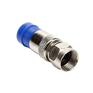 TLS.Eagle RG6 Compression F Type Straight Antenna Cable Connector Coax Adapter Pack of 20