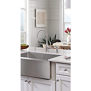 Moen G18121 1800 Series 30-Inch X 21-Inch Stainless Steel 18 Gauge Single Bowl Farmhouse Kitchen Sink