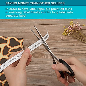 Compatible with Brother P Touch M Tape M-K731 MK 731 12mm 0.47 Black on Green Label Tape for Brother Label Maker PT-M95 PT-65 PT-90 PT-70BM PT-45,5-Pack