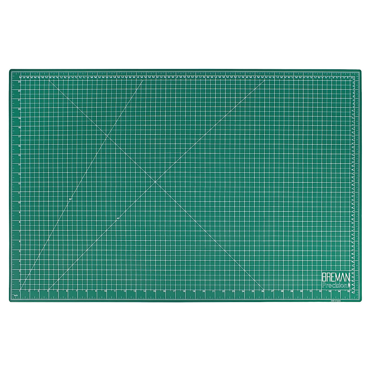 Breman Precision Self Healing Cutting Mat 24 x 36 Inch - Rotary Cutting Mats for Crafts - Craft Cutting Board for Crafting & Quilting - 2 Sided 5 Ply PVC Self Healing Mat - 24x36 Craft Cutting Mat