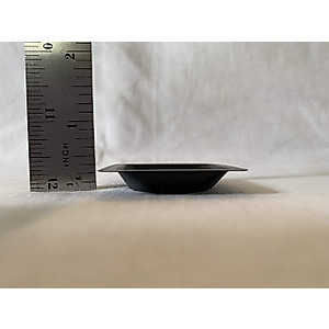 Standard Weighing Boats, W-S46-BK-100, 46mm, Small, Black, Pack of 100