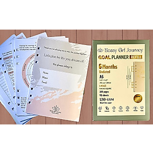 Bossy Girl Journey Goal Planner Refill Sheets
