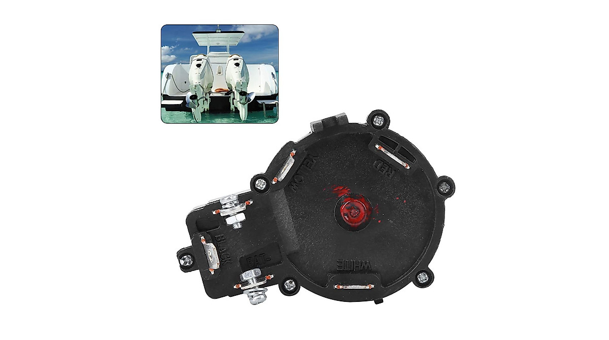 Ruiqas 12V 24V Electric Trolling Motor Switch - 5 Speed Durable Accessory