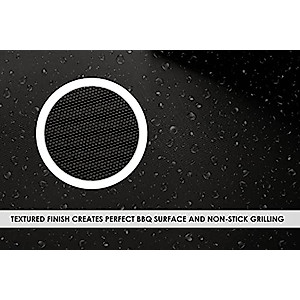 Grill Gods Grill Mat - Premium BBQ Grill Mats - Non Stick Non Slip Cooking Mats (Set of 2) - Easy to Clean and Reusable Grilling Accessories - 15.75 x 13 Inches