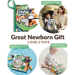 bc babycare 6 PCS Baby Books 0-6 Months,BabyToys 0-6 Months,Montessori Toys for Babies 6-12 Months,Baby Toys for Baby Boy Gifts