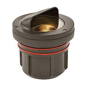 Hinkley Landscape Lighting Shielded Well Light – Highlights Important Landscape Features and Surfaces and Increases Home Security, Bronze Finish with Shield Cover to Protect Light, 15708BZ