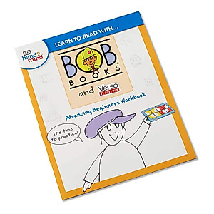 hand2mind Learn to Read with BOB Books & VersaTiles Advancing Beginner Set, Early Reader Books, Phonemic Awareness Workbook, Kindergarten Phonics Learning Activities, Science of Reading