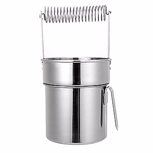 MyLifeUNIT Paint Brush Cleaner, Double Layer Paint Brush Holder with Wash Tank