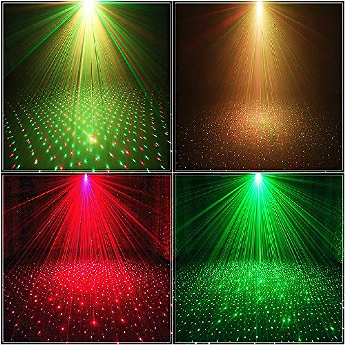 Party Lights,Disco DJ Lights Strobe Light Rave Stage Light Projector Effect Club Light Sound Activated with Remote Control for Parties Home Show Bar Club Birthday KTV DJ Pub Karaoke Christmas Holiday