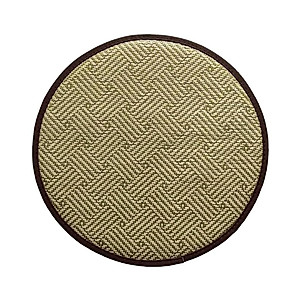Happiness Decoration Round Seat Cushions for Stools with Ties Summer Breathable Bar Stool Cushions Cover Tatami Cushion Pillow Kitchen, Home, Office Chair Pads (18 inch, A)