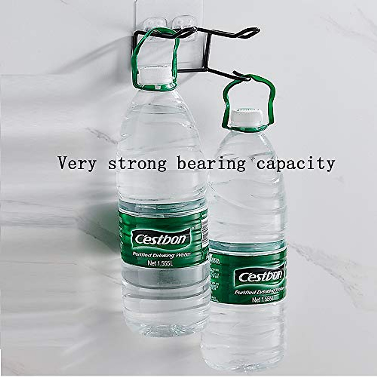 Wall-Mounted Hair Dryer Rack, Stainless Steel Hair Dryer Rack Storage Rack, Fashion Hair Dryer Bracket, no Need to Punch (black-1pack)