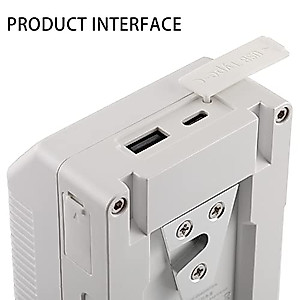 VILTROX V Mount Battery BP-V99 6700mAh 99Wh 14.8V V-Lock Battery for Camera, Monitor, Wireless Image Transmitter,Fill Light,Mobile Phone,Tablet,Computer,etc