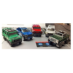 Matchbox 2017 Land Rover 1:64 Scaled 5-Pack