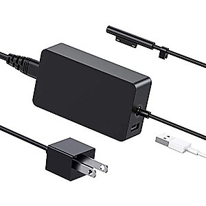 Surface Book 2 Charger,102W Power Supply for Microsoft Surface Book 2,Surface Laptop Surface Pro X Pro 7 Pro 6 Pro 5 Surface Pro 4 Surface Pro 3 1834 1835 1793 1813 1832 1798 Charger with Power Cord