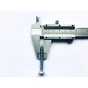 Drywall Screws Assortment Kit, Self Tapping Screws for Plastic, Wood, Drywall, Metal, Flat Head Screws, Multi Purpose Blue Carbon Steel, M6, 7 Different Sizes, 280pcs, Screw Set Assortment