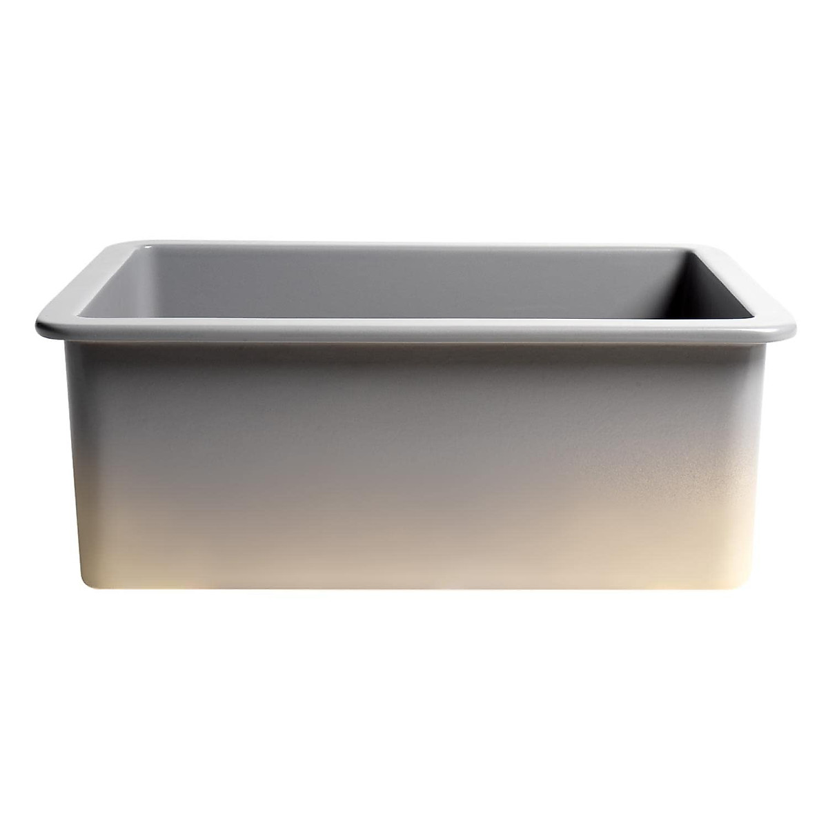 ALFI brand ABF2718UD-GM Kitchen Sink, Grey Matte