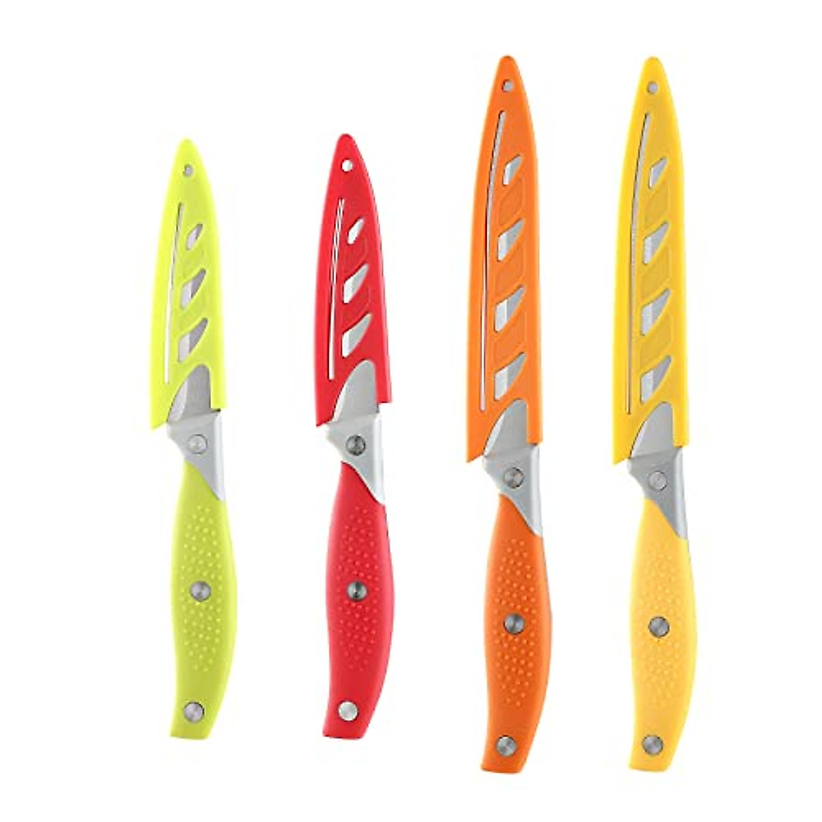 OLULU Paring Knife, 8 PCS Paring Knives, High Carbon German Stainless Steel Paring Knife Set, Knives With kitchen Accessories