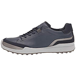 ECCO Men's Biom Hybrid Hydromax Water-Resistant Golf Shoe, Ombre/Buffed Silver/Night Sky, 9-9.5