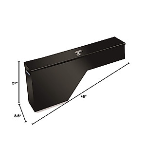Lund 788230 48-Inch 16-Gauge Steel Fender Well Box, Black
