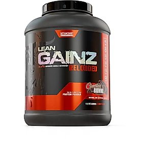 Betancourt Nutrition Lean Gainz Protein Blend, Natural Protein, Carbohydrates, Saturated Fatty Acids, Powder 5.3 lb. (16 Servings), Chocolate Brownie