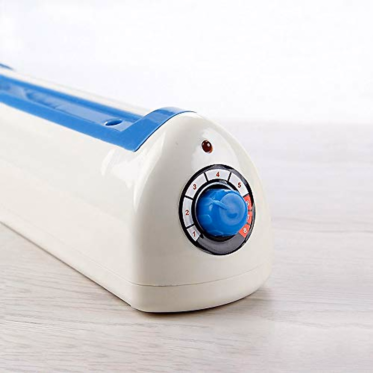 LabZhang 12inch Impulse Bag Sealer,Impulse Heat Sealer,Manual Poly Bag Heat Sealer Heat Seal Closer with 1 Replacement Kit,White