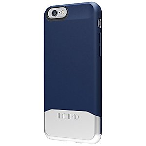 Incipio iPhone 6 Edge Chrome Case - Retail Packaging - Blue/Silver